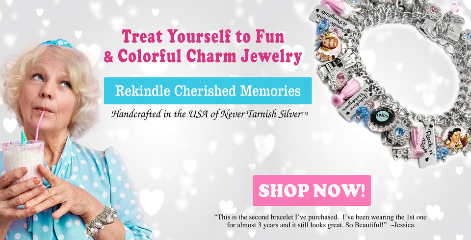 Colorful & Fun Charm Bracelets & Personalized Jewelry Made in the USA